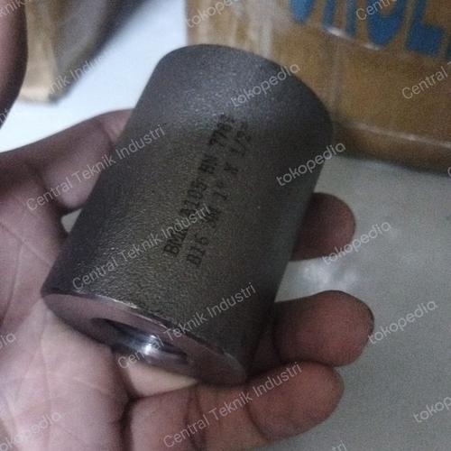 Jual Socket Reducer Besi Class 3000 coupling Besi Reducer 1" x 1/2 ...