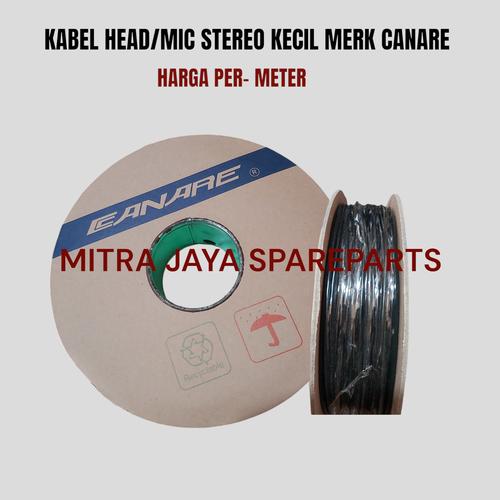 Jual KABEL STEREO CANARE KABEL HEAD HEAT L-2B2AT MICROPHONE KECIL ISI 3 ...