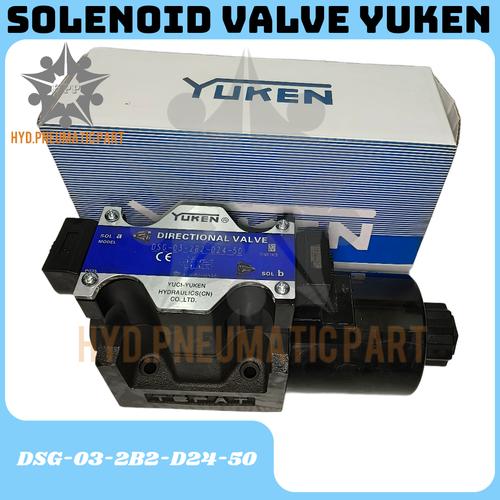 Jual Solenoid Valve Hydraulic Yuken DSG-03-2B2-D24-50, DSG03-2B2-D24 - Jakarta Barat - Hyd ...