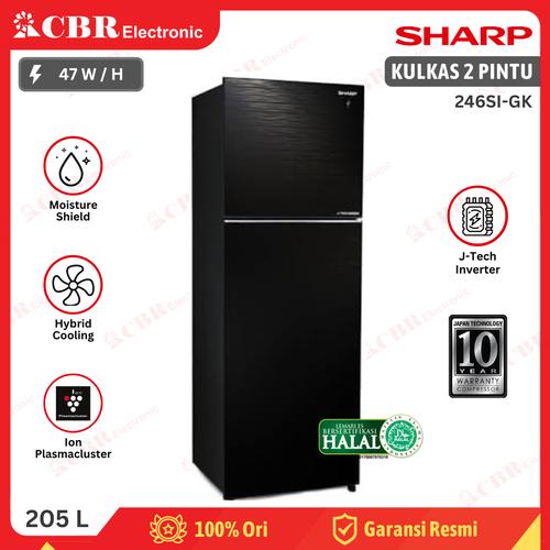 Jual KULKAS 2 PINTU SHARP 205 L / SJ-246SI-GK - Kota Batam - CBR Elektronik Batam | Tokopedia