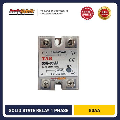 Promo Solid State Relay 1 Phase SSR-80AA TAB - 1 Phase AC-AC 80 Ampere - Jakarta Pusat ...