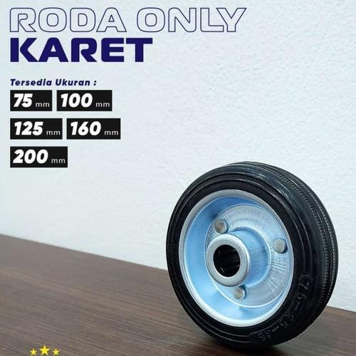 Jual Roda Only Karet Hitam 8 inch 200mm - Jakarta Barat - SMS PERKAKAS ...