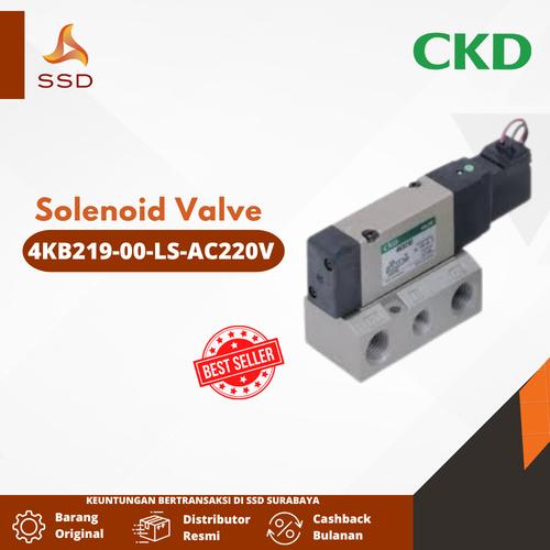 Jual CKD Pneumatic Solenoid Valve Type 4KB219-00-LS-AC220V - Kota ...
