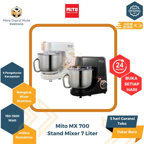 Promo [COD] Mito MX 700 Max Pro Stand Mixer 7 Liter MX700 - Putih Cicil ...