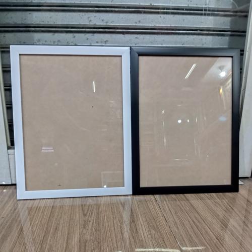 Jual Bingkai ukuran foto 50x40cm, pakai kaca, lebar frame 2cm - Hitam ...