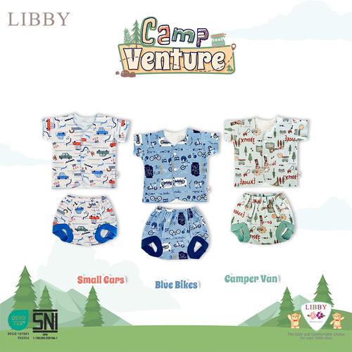 Promo LIBBY Setelan Baju Pendek Celana Pop Newborn Motif Fresh Dream (1stel) - Photography, 0-3 ...