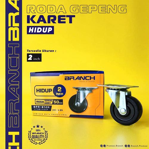 Jual Roda Karet 2Inch / Roda kastor Lemari PU Tebal / Roda Troly Caster ...