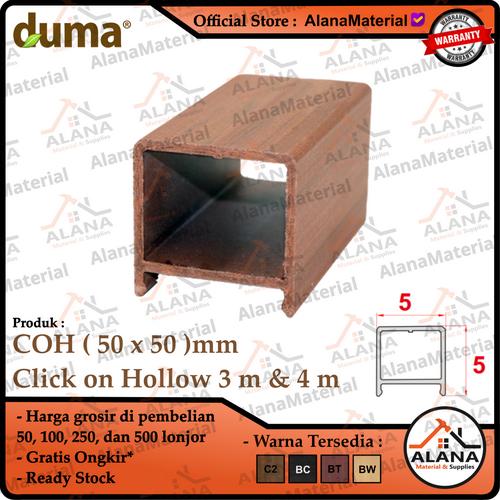 Jual Duma COH List Profile ( 50 x 50 ) 3m 4m WPC Duma WPC Duma Tipe ...