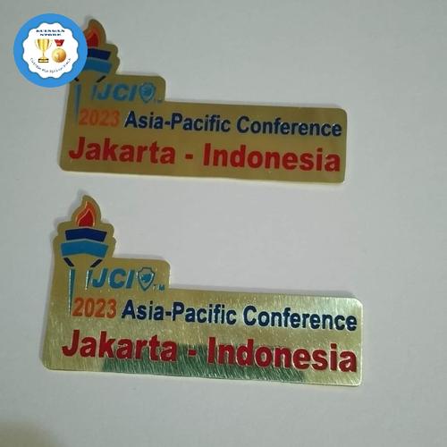 Jual pin custom/Nama tag/logam kuningan - Jakarta Pusat - Ridwan&Rahma ...