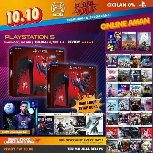 Jual sony playstation 5 slim disc edition /Ps5 digital version free ...
