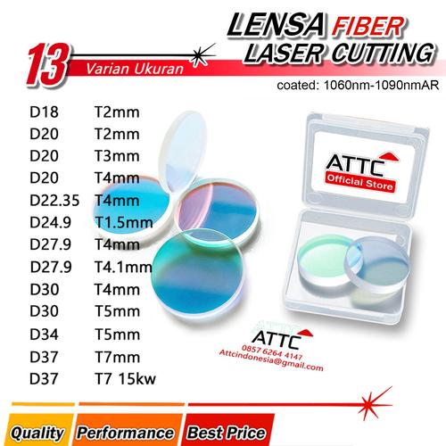 Jual Lensa Mesin Laser Optical Lens Proteksi Head Fiber Laser Cutting ...