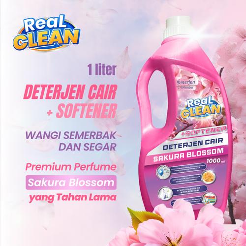 Promo Real Clean Deterjen Cair Antibacterial 1 L - Detergen Laundry ...