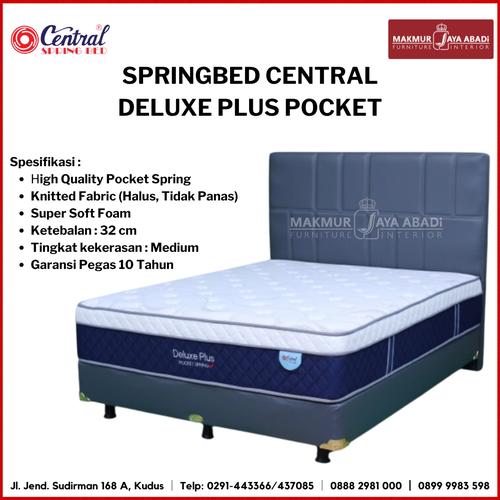 Jual SPRINGBED CENTRAL DELUXE PLUS POCKET / SPRINGBED CENTRAL / SPRINGBED DELUXE PLUS / KASUR ...