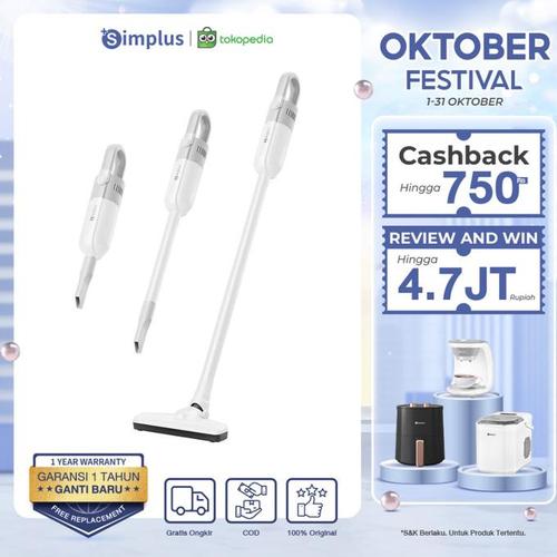 Jual Simplus Vacuum Cleaner 15000Pa Penyedot Debu Tanpa Kabel Dengan 3 Lapisan Filtrasi Efisien ...
