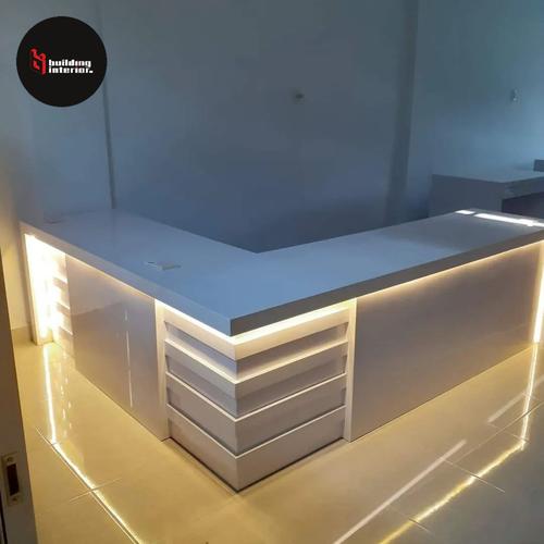 Promo MEJA BAR / MEJA RESEPSIONIS KANTOR/MEJA BARISTA/ CAFFE TABLE ...