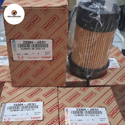 Jual ELEMENT FUEL FILTER 23304-JIE51 HOP HINO ORIGINAL FILTER SOLAR ...