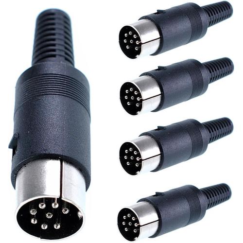 Jual MIDI DIN 8 8P 8Pin P Pin Male Connector Konektor Cable Kabel Type ...