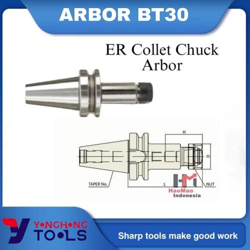 Jual Arbor BT30 ER25 Collet Chuck ER25 Merk HK Made In Cina ER25 - BT30 ...