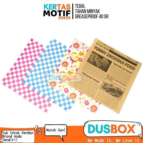 Jual NEW KERTAS ROTI / KERTAS PEMBUNGKUS / KERTAS MINYAK / PEMBUNGKUS ...