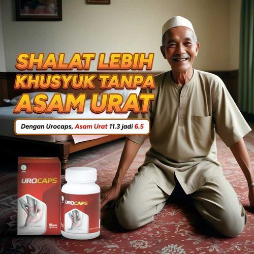 Jual Urocaps Kapsul Herbal Asam Urat BPOM Halal MUI untuk Nyeri Sendi ...