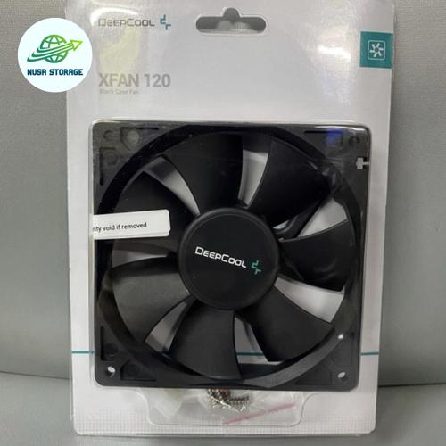 Jual Fan Case 12 Cm DeepCool XFan 120 Black CPU Kipas Fan Casing 12Cm ...