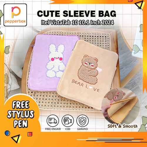 Jual Itel Vista Tab 10 10.1 Inch 2024 Sarung Tas Bag Sleeve Cover Lucu ...