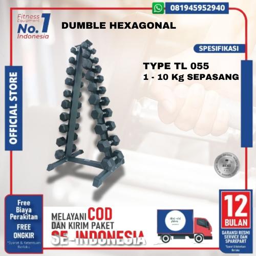 Jual Alat Olahraga Angkat Beban, Dumble, Dumbbell Rack Set 1Kg-10Kg ...