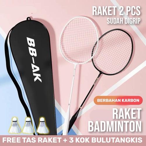 Promo Badminton Racket GR 520 Silver Termasuk Senar Plus Cover - Carbon ...