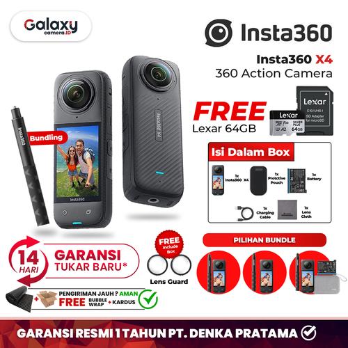Promo Insta360 X4 8K Action Camera AI Insta 360 X 4 A.I Garansi Resmi - Paket A Cicil 0% 3x ...