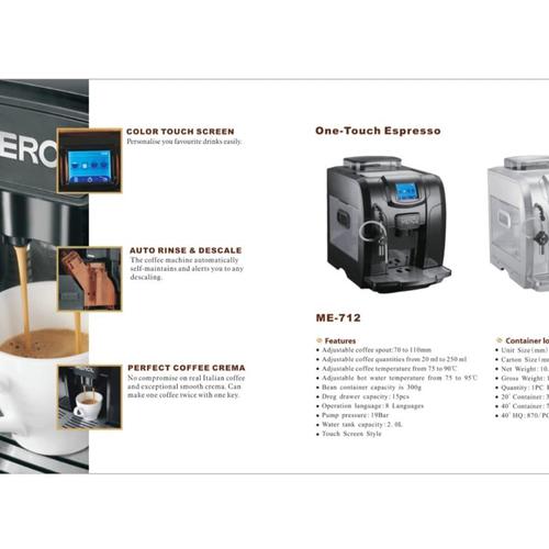 Jual Mesin Kopi Espresso Otomatis Merol 712 - Fully Automatic Coffee ...