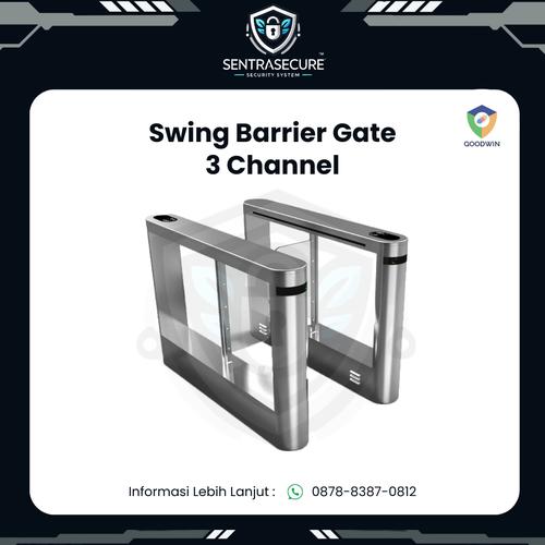 Jual SWING BARRIER GATE 3CH / PEDESTRIAN GATE / ACCESS CONTROL ...