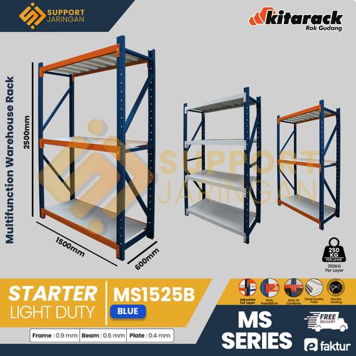 Jual KITARACK MS1525 Starter Rak Gudang Serbaguna Frame Biru 250KG ...