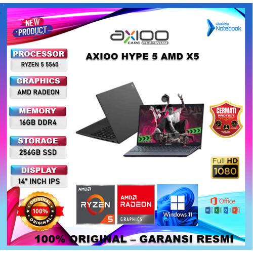 Jual AXIOO HYPE 5 AMD X5 / RYZEN 5 5500 RAM 16GB SSD 256GB WINDOWS 11 ...