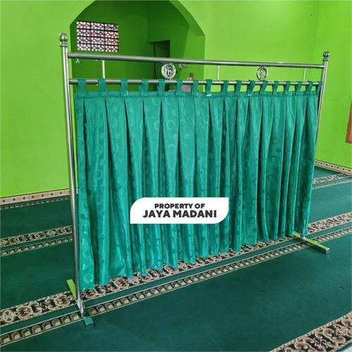 Jual Pembatas Shaf Sholat Masjid – Pembatas Kain 2 Lubang Praktis dan ...