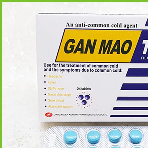 Jual GAN MAO T [感冒通片] Obat Gejala Flu, Demam, Sakit Kepala, Meriang isi ...