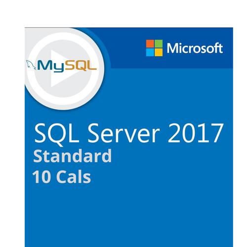 Jual SQL Server 2017 Standard 10 CALs - Lisensi Original Seumur Hidup ...