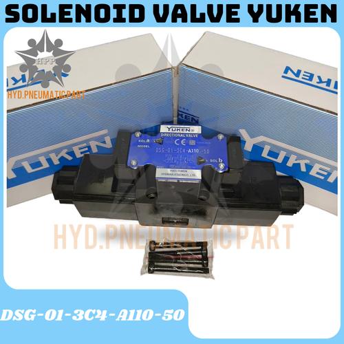 Jual Solenoid Valve Hydraulic Yuken DSG-01-3C4-A110-50, DSG01-3C4-A110-50 - Jakarta Barat - Hyd ...