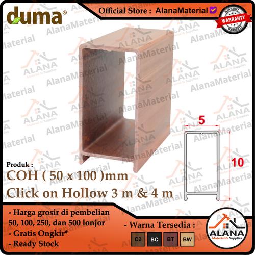Jual Duma COH Click on Hollow ( 50 x 100 ) 3m 4m WPC Kisi 50x100 3 4 m ...