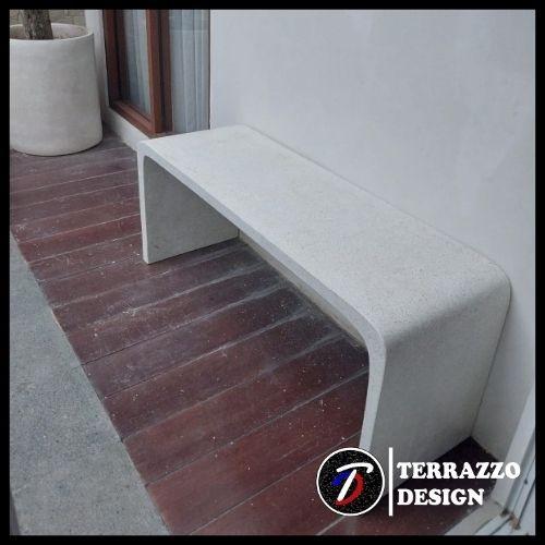 Jual bangku later U simple minimalis terazzo glossy - Kota Depok ...