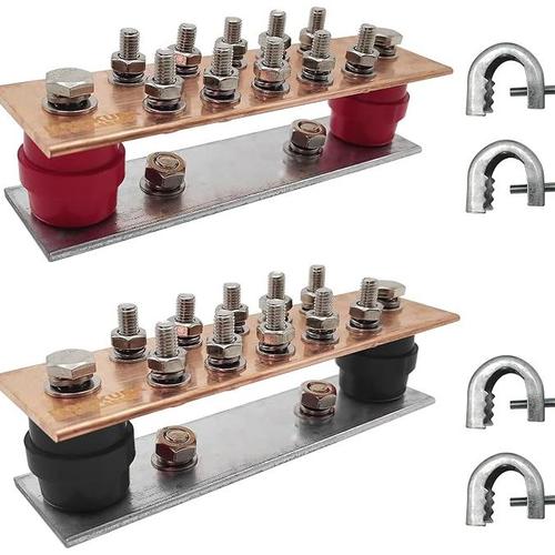 Jual Murah 2Pack Copper_Ground Bus BarMultipurpose Ground Bar Kit 7 ...