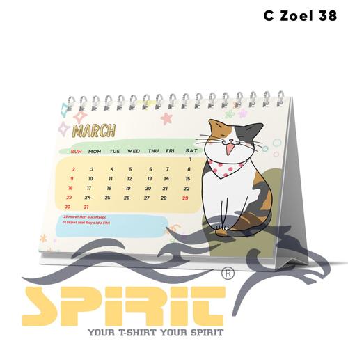 Jual Kalender Duduk 2025 Aesthetic Kalender Meja untuk Ruang Kerja ...