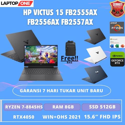 Jual HP VICTUS 15 RYZEN 7 8845HS RTX4050 6GB/ 8GB 512GB W11+OHS 15.6FHD ...