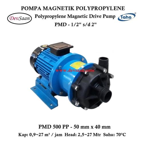 Jual Pompa Kimia TAHA PMD-500 Polypropylene Magnetic Pump 50x40 mm 450 ...