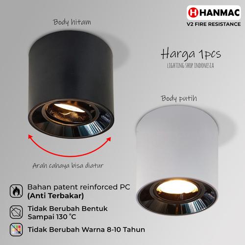 Jual Lampu downlight outbow kap rumah lampu Mr16 reflektor chrome teras ...