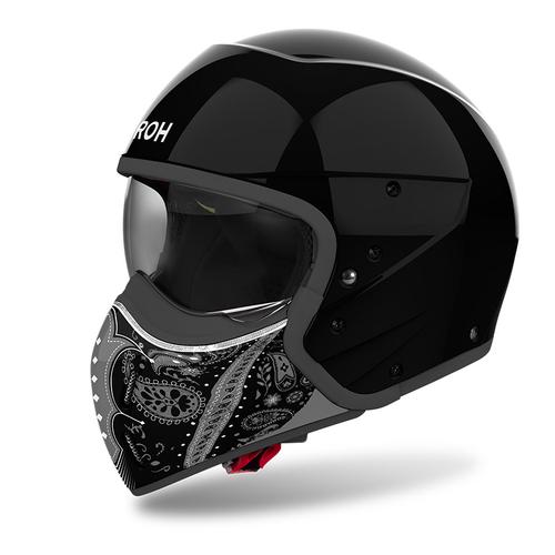 Jual Helm Airoh J110 PAESLY BLACK GLOSS Modular - XL - Jakarta Barat ...