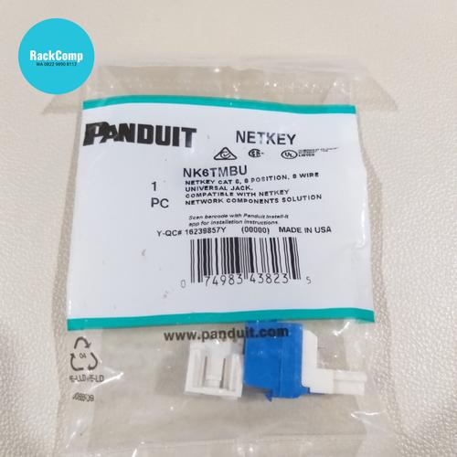 Jual Panduit modular cat6 / modular cat6 Panduit NK6TMBU - Jakarta ...