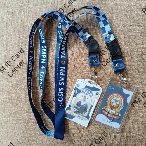 Jual Jadi Keren Id Card Lanyard Osis / Mahasiswa, Paket Fullset Custom ...