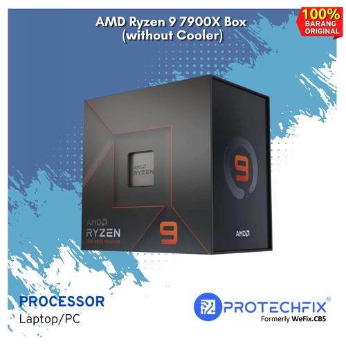 Jual Proccessor AMD Ryzen 9 7900X Box (without Cooler) - Kota Medan ...