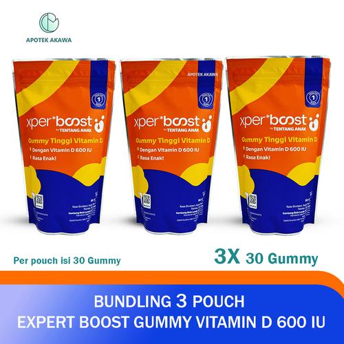 Jual BUNDLING 3 POUCH EXPERT BOOST GUMMY VITAMIN D 600 IU / APOTEK ...