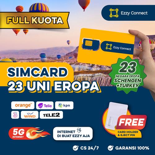 Jual Simcard Eropa + Turkey 23 Negara 30GB BIG DATA by EzzyConnect | Simcard Turkey + Europe ...